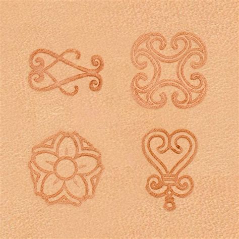 Vintage Line Stamp 4 Pcs Set Login