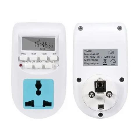 Ssuca 230v 24x7 Energy Saving Socket Timer Digital Programmable Plastic White At ₹ 549 Piece In