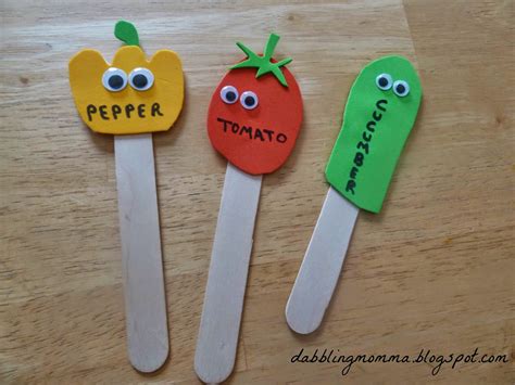Dabblingmomma Vegetable Garden Labels