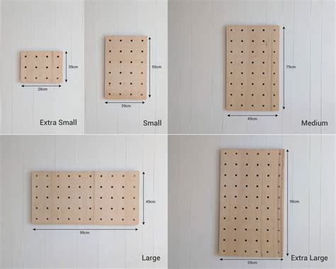 Birch Plywood Wooden Pegboard Shelving Display By Ply Works