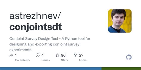 Github Astrezhnevconjointsdt Conjoint Survey Design Tool A Python