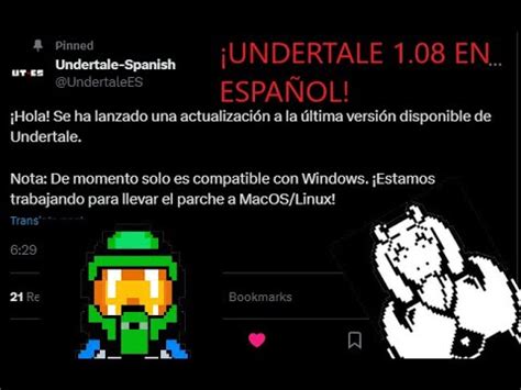 La Traducci N Al Espa Ol De Undertale Acaba De Ser Actualizada A La Version Del Juego