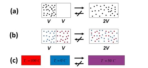 Three Typical Spontaneous Irreversible Processes Occurring In Isolated