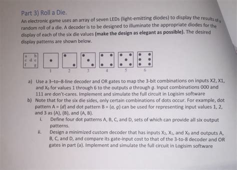 solved an electronic game uses an array of seven leds