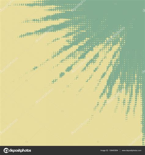 Abstract Retro Background With Halftone Texture Stock Vector By KateKu