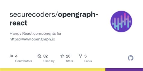 GitHub Securecoders Opengraph React Handy React Components For Https Opengraph Io