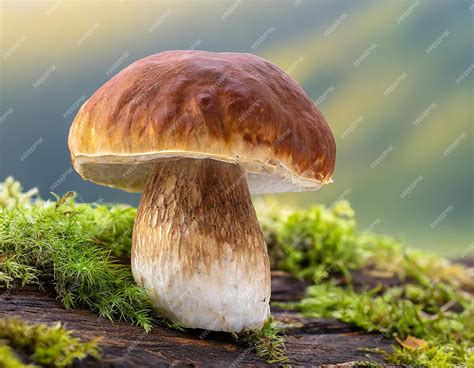 Premium Photo Boletus Edulis Mushroom Isolated On White Background