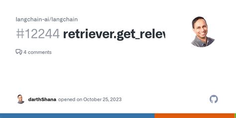 Retrievergetrelevantdocuments · Issue 12244 · Langchain Ai