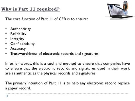 21 Cfr Part 11 Overview