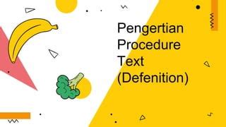 Procedure Text Explanqation And The Ppt Presentation Pptx