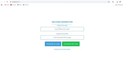 Reactjs Vite Qrcodegenerator Webdevelopment Frontend Opensource Raja Gopika R