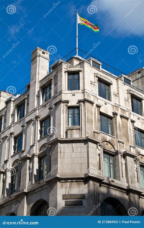 Zimbabwe Embassy London Stock Image Image Of Strand 21386943