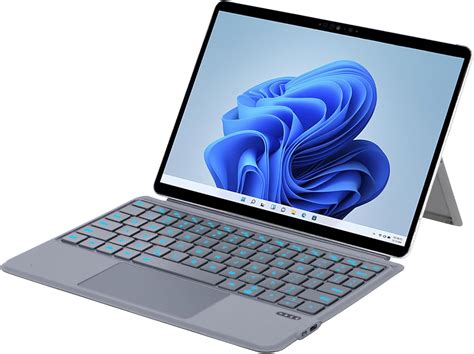 Surface Go Slim Case Backlit Keyboard Case For Microsoft Surface Go 43