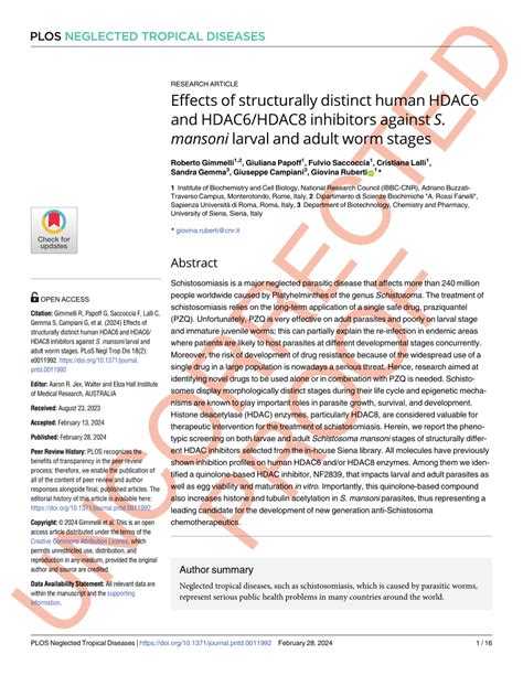 Pdf Effects Of Structurally Distinct Human Hdac6 And Hdac6hdac8