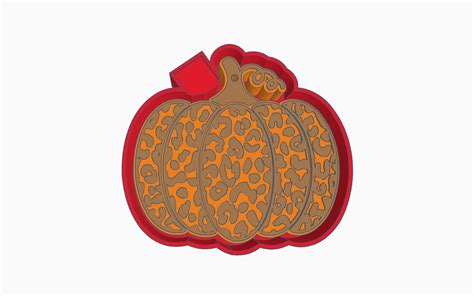 Stl File Leopard Print Pumpkin Air Freshener Mold・template To Download