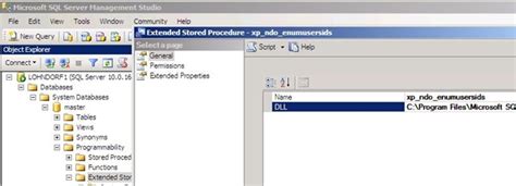 basic sql creating extended stored procedure xp ndo dll microsoft