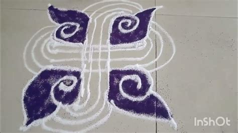 Small Dot Rangoli Rangoliart Youtube