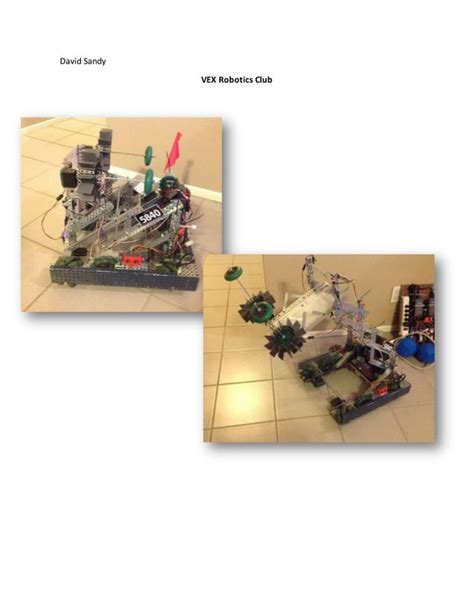 VEX Robotics Club DOCX