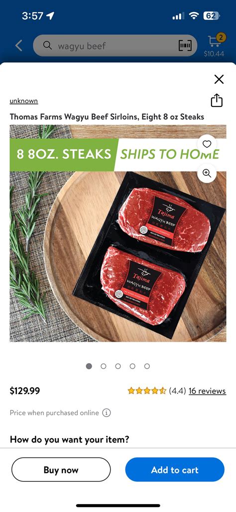 Has Anyone Ordered Wagyu Beef From Walmart The Price Seems Sus Rsteak