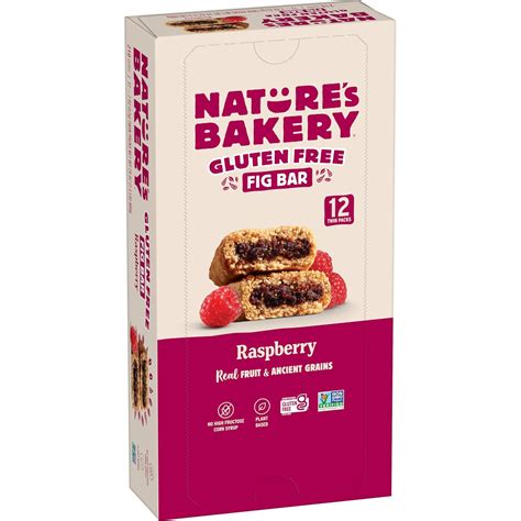 Natures Bakery Gluten Free Raspberry Fig Bar 2oz 12ct Empire Snacks