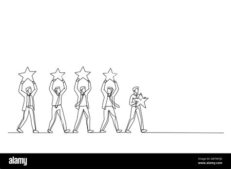 Businessman Giving A Five Star Rating Stock Vector Image And Art Alamy