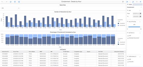 Pureconnect Cx Insights Help Containment Details By Hour Dashboard