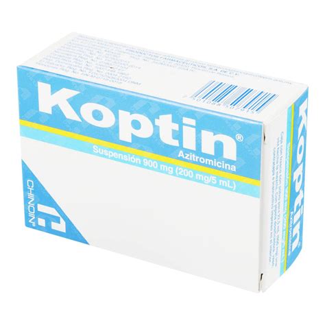 Koptin Suspensión 200mg5ml 30ml Azitromicina — Wecare Pharma