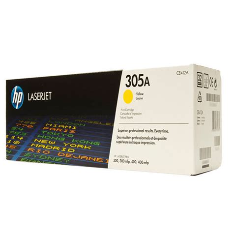 HP 305A LaserJet Toner Cartridge Yellow CE412A