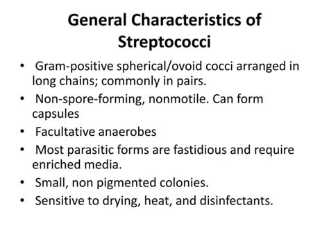 Presentation Of Streptococcus PPTX