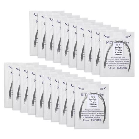 20 PACKS DENTAIRE Orthodontic Super Elastic Niti Round Arch Wires Ovoid
