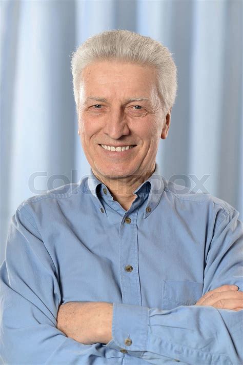 Cute Older Man Stock Image Colourbox