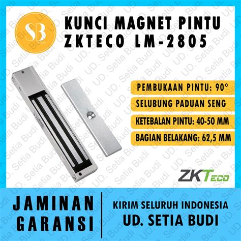 Jual Zkteco Lm2805 Magnetic Door Lock Kunci Magnet Pintu Lm 2805