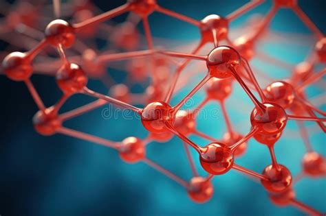 Complex Structure Neural Molecule Generate Ai Stock Illustration