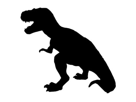 격리 된 배경에 Tyrannosaurus Trex 공룡 프리미엄 벡터