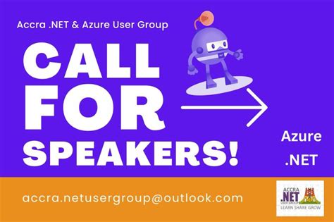 Isaiah Clifford Opoku On Linkedin Call For Speakers Share Your Azure