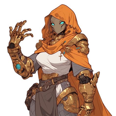 Warforged Monk Female Porcelain Warforged Female Warforged Art Dnd