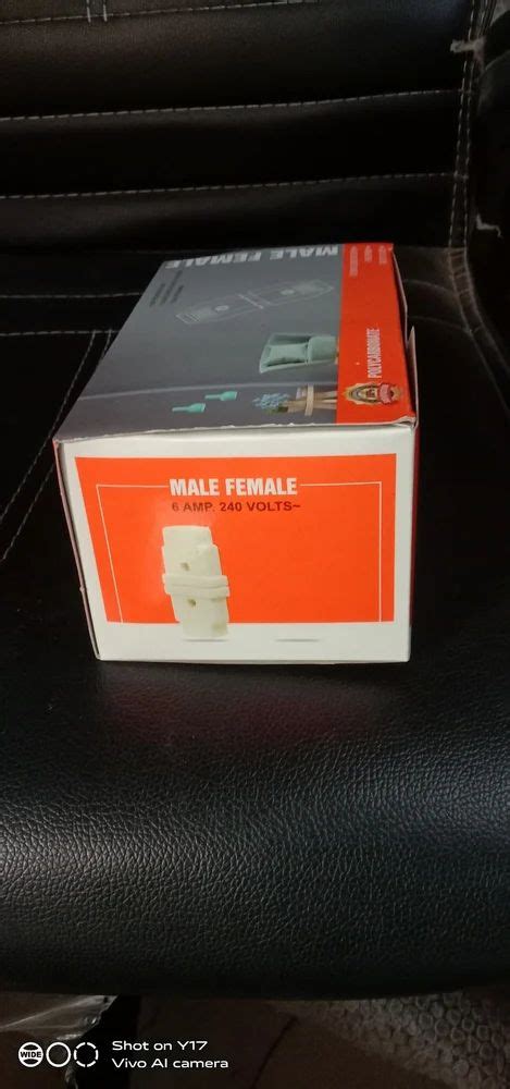 2 Pin Male Female Plug At ₹ 12 Piece Vashi Nalsopra Mumbai Id