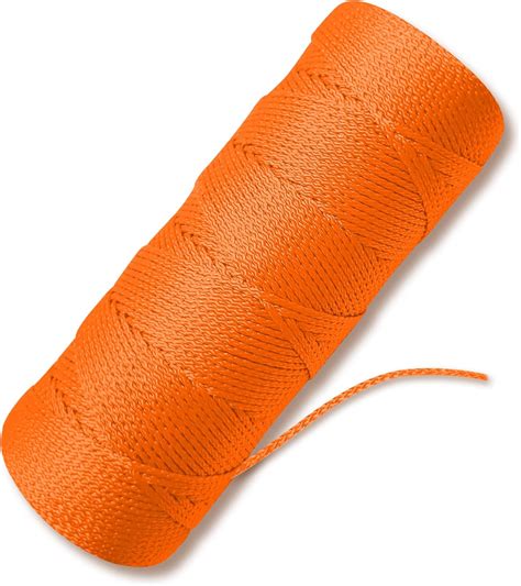 Orange Mason Line String Line 18 Braided Nylon String 250 Ft