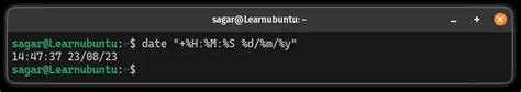 Get Current Date And Time In Ubuntu Command Line