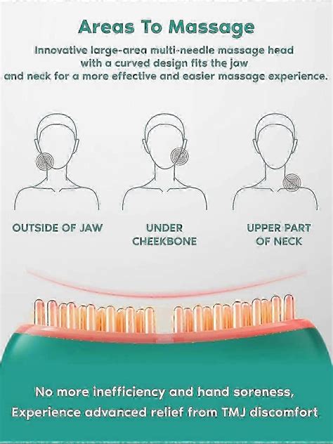 Tmj Relief Products Jaw Tmj Relief Massager Vibration And Heating Ergonomic Multi Needle