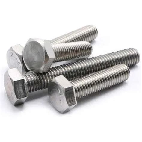 Stainless Steel Hex Bolts Industrial Grade Rust Free And Corrosion