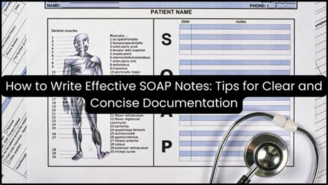 How To Write Effective SOAP Notes Tips For Clear And Concise Documentation Being Instructor
