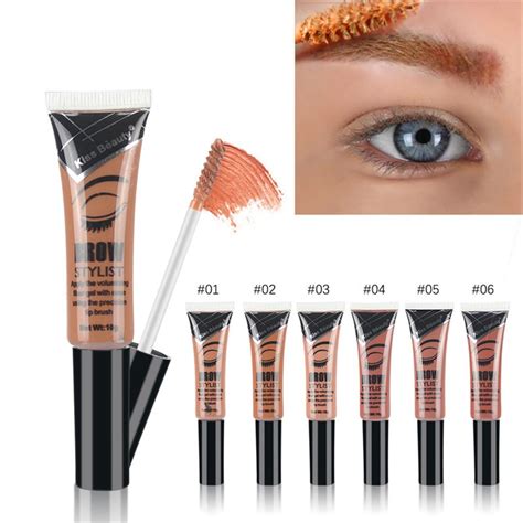 1pc Eyebrow Tint Gel Long Lasting Natural Black Brown Color Pigments