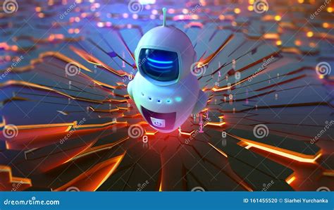 Ai And Global Data Robot Chat Bot Android And Digital Evolution Of Robotics Stock