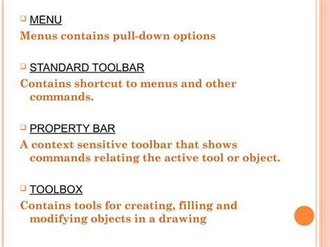 Introduction To Corel Draw Ppt