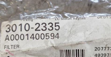 Mercedes Adblue Screen Filter Insert X2 A0001400594 £12 00 Picclick Uk