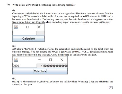 Solved Write A Class Conversion Containing The Following Chegg
