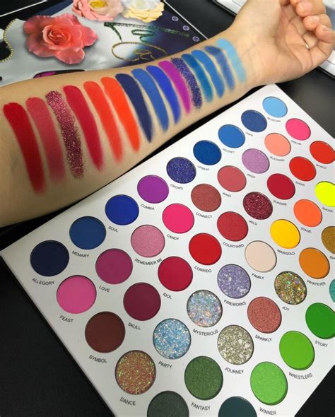 Delanci La Catrina 54 Color Eyeshadow Palette Kosmetista