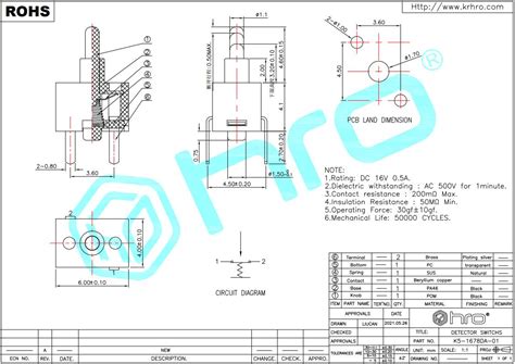 detection switch detector switch hro normally closed detection switch