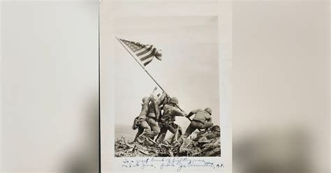 Type 1 Photo Of Joe Rosenthals Raising The Flag Sells For 103000